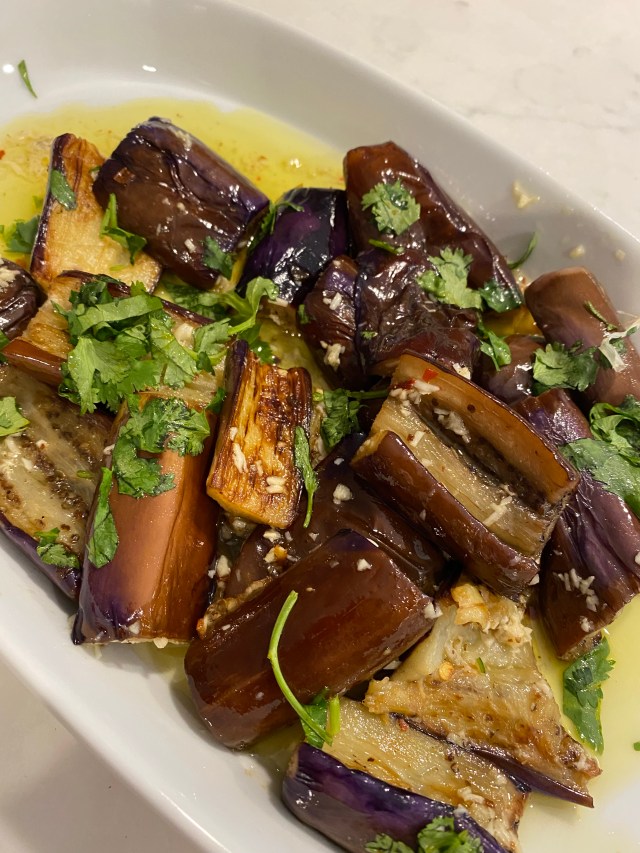 Gaby Inspired Pan-Roasted Eggplant | Don't Forget the Secret Ingredient
